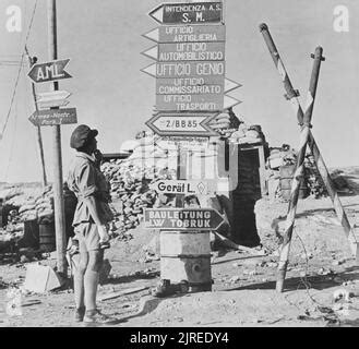 Tobruk North Africa 1941 German Troops Fighting In The Siege Of