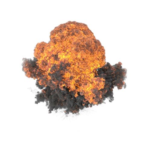 Premium Photo Extremely Hot Fiery Explosion With Sparks And Smoke Big