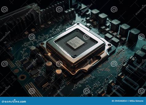 Central Processing Unit Illustration Stock Photo Image Of Innovation