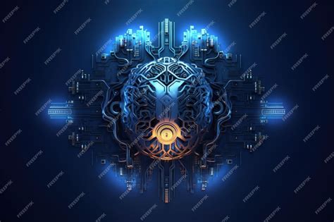 Premium Ai Image Robotic Brain Connected To Circuits Artificial