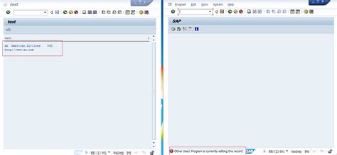 Lock Objects Sapcodes