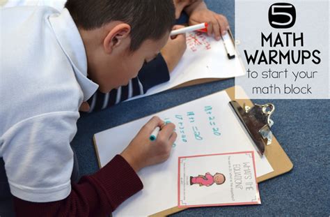Susan Jones Teaching Math Warm Ups To Start Your Math Block Math