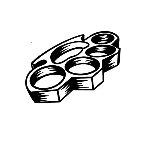 Brass Knuckles Brass Knuckle Clipart Brass Knuckles Cut Files