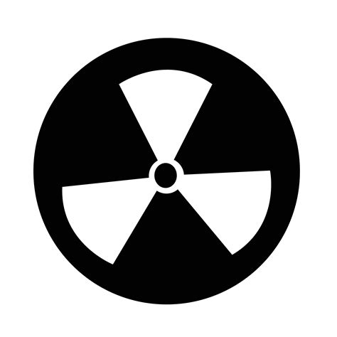 Radioactivity Sign Icon 568631 Vector Art At Vecteezy