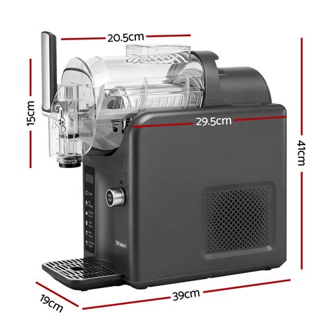 Devanti 5in1 Slushie Machine Ice Cream Maker 2l Grey