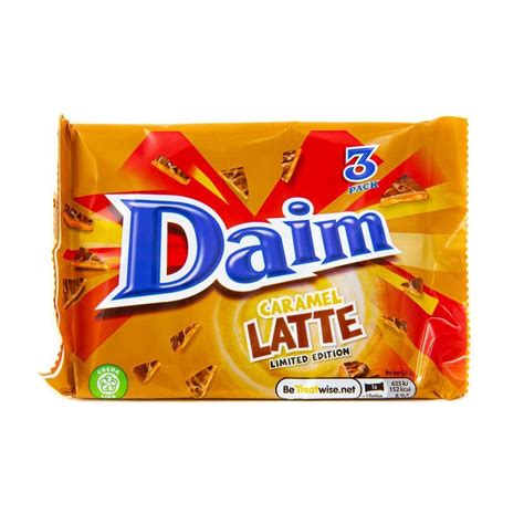 Daim Bar Caramel Latte Limited Edition Triple Pack Candy Room