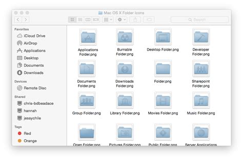 Mac OS X Folder Icons By Bananaeee On DeviantArt