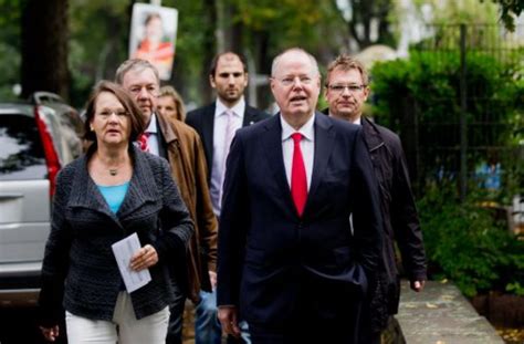 SPD Kanzlerkandidat Peer Steinbrück hat gewählt