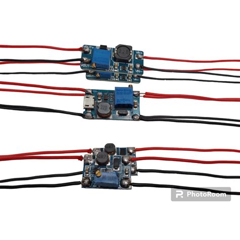 Step Up Boost Converter Module Voltage Regulator Mt3608 Sx1308 With Wire 2a 2v 24v To 5v 28v