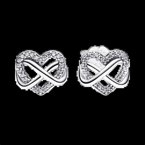 Сережки Блискуче серце нескінченності 292667c01 купити в Києві ≡ Pandora