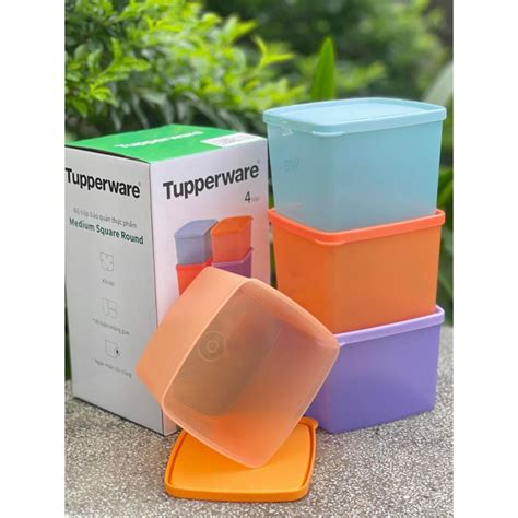 Bộ Hộp BQTP Medium Square Round 4 Hộp Shopee Việt Nam