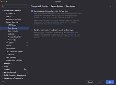 Data Sharing Intellij Idea Documentation Data Sharing Intellij Idea Documentation