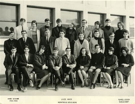 Photo De Classe Terminale De 1965 Lycée Voltaire Copains Davant