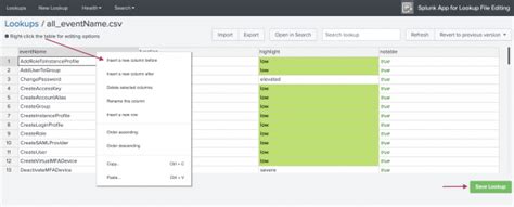Edit A Lookup File Splunk Docs