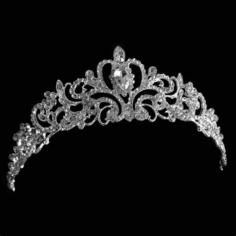 New Women Princess Crown Headband Rhinestone Crystal Tiara Crowns Hair