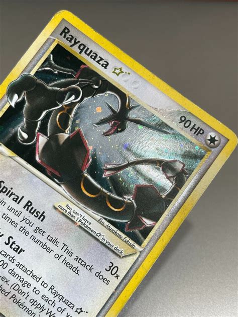 Rayquaza Goldstar 2005 Pokemon Ex Deoxys Holo 107107 Rare Tcg Card Ebay