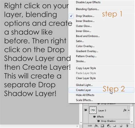 Brine Design Tutorial For Photoshop CS Drop Shadows