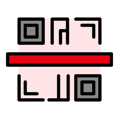 Vérification De Licône Du Code Qr Contour Vectoriel Scan Du Téléphone Lecteur Intelligent