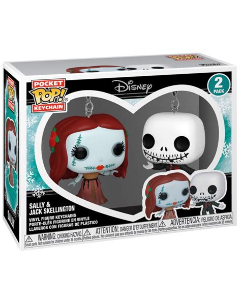 BLISTER LLAVEROS POCKET POP DISNEY PESADILLA ANTES DE NAVIDAD JACK SALLY