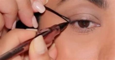 Makeup Hacks How To Do Foxy Eyeliner With A Bobby Pin Upstyle