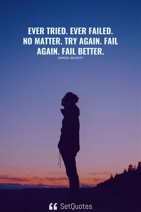 ever tried ever failed no matter try again fail again fail better
