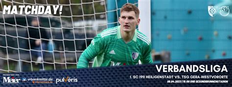 Doppel M A T C H D A Y Am Samstag 1 Sc 1911 Heiligenstadt