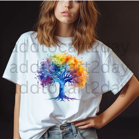 Tree Of Life Svg Tree Of Life Png Watercolor Rainbow Tree Of Life Celtic Tree Of Life