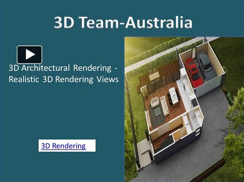 Ppt 3d Architectural Rendering Realistic 3d Rendering Views Powerpoint Presentation Free