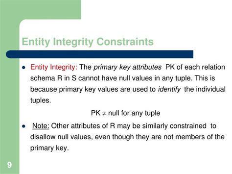 PPT The Relational Model And Relational Database Constraints