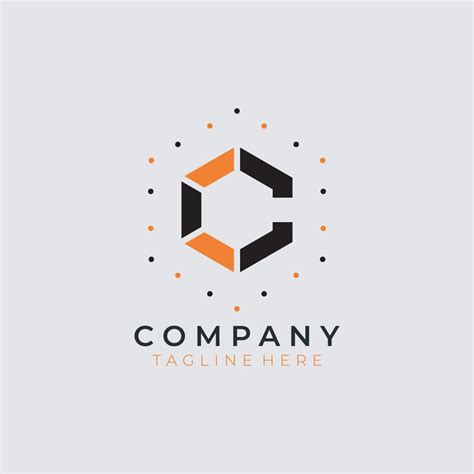 Modern And Minimal Layered Letter C Logo Simple Initial C Monogram Logo Vector Template