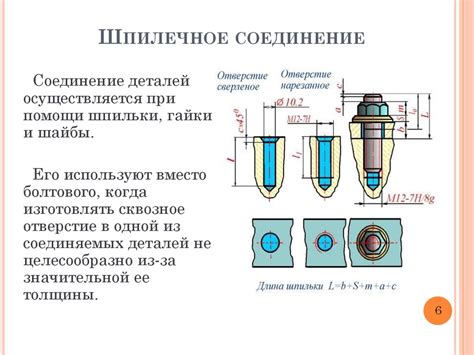 Соединения деталей. Изображение разъемных и неразъемных соединений на ...