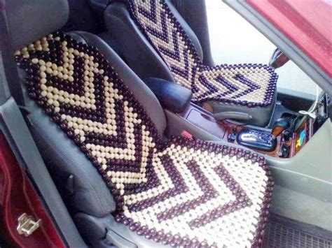 Pair Car Seat Cover Car Seat Massager Car Wood Cover Car Cape Wooden