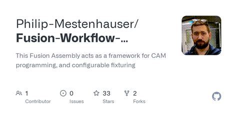 Github Philip Mestenhauser Fusion Workflow Template Framework This Fusion Assembly Acts As A