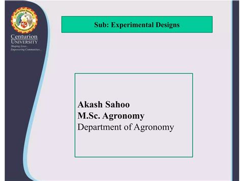 Experimental Designpptx
