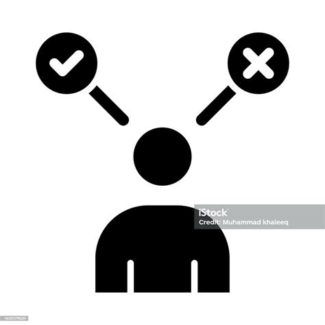 개인 및 상업적 사용을 위한 의사 결정 벡터 문자 모양 아이콘입니다 0명에 대한 스톡 벡터 아트 및 기타 이미지 0명 검은