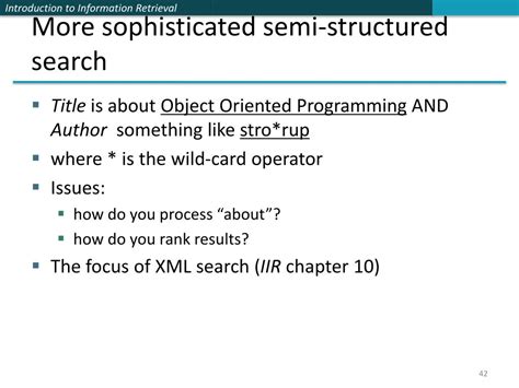 Ppt Modified From Stanford Cs276 Slides Chap 1 Boolean Retrieval Powerpoint Presentation