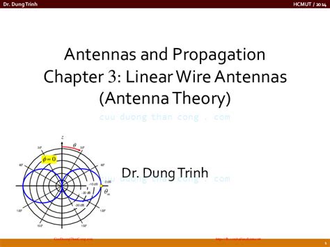 Pdf Anten Truy N S Ng H B Ch Khoa Hcm Ts Tr Nh Xu N D Ng Lecture Linear Wire Antennas