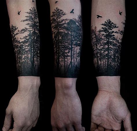 Half Sleeve Tattoo Trees
