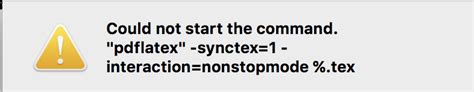 Mactex Commands Paths In Texmaker On Mac Os X With Could Not Start