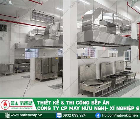 Thi Công Lắp Đặt Hệ Thống Bếp Ăn Công Nghiệp Tại Công Ty CP May Hữu Nghị Xí Nghiệp