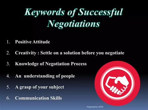 Negotitation Skills Ppt