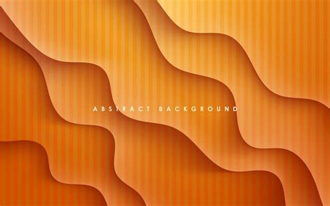 Premium Vector Abstract Orange Gradient Dynamic Wavy Shadow Texture