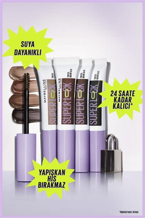 Maybelline New York Super Lock Brow Glue Kaş Sabitleyici Maskara Medium Brown Fiyatı Yorumları
