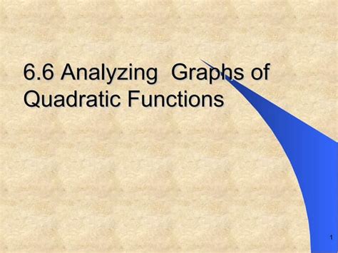 Mathematics 9 Lesson 3 Quadratic Functions Pptx