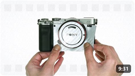 Sony A7c Camera Skin Pasting Tutorial — Vecras