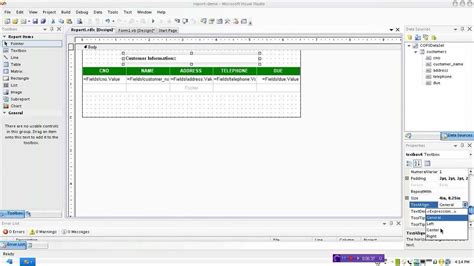 Vb Net Working With Report Viewer And Reports Youtube