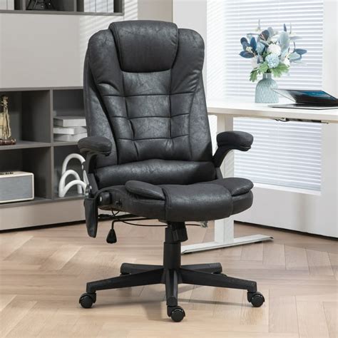 Homcom Executive Home Office Chair With 6 Point Vibrating Back Massage
