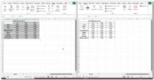 Learn Excel View Two Worksheets Side By Side In Excel Easy Methods