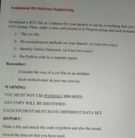 Assignment 01 Software Engineering Download A Scv