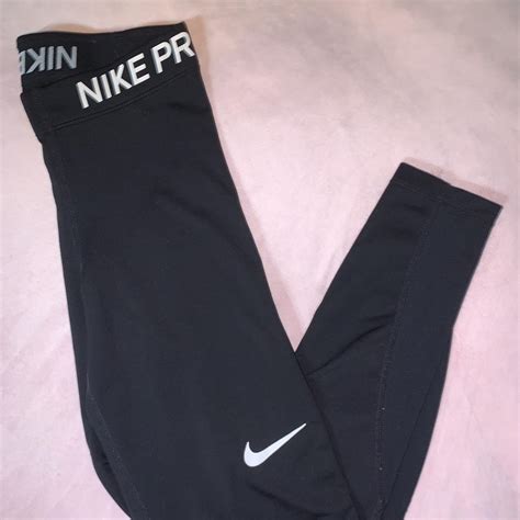 Black Nike Pro Leggings Size XS Depop